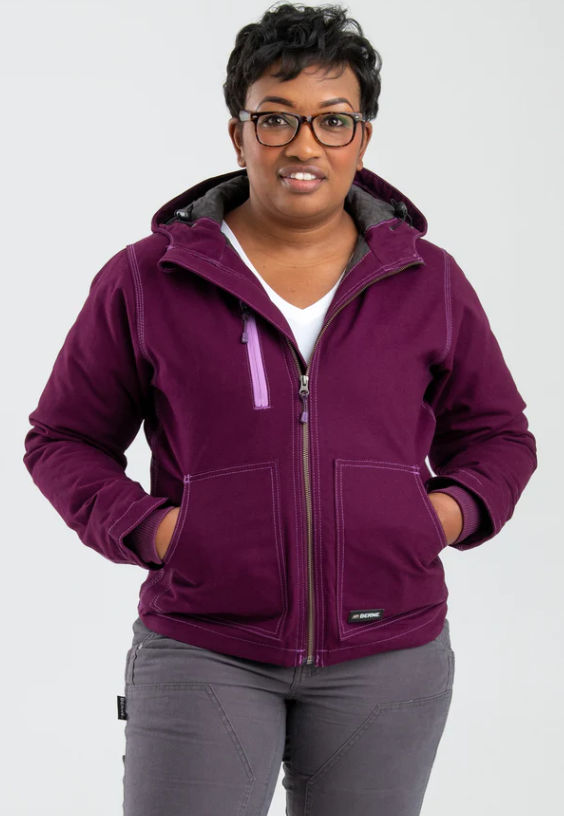 Women's Berne Modern Jacket-Plum