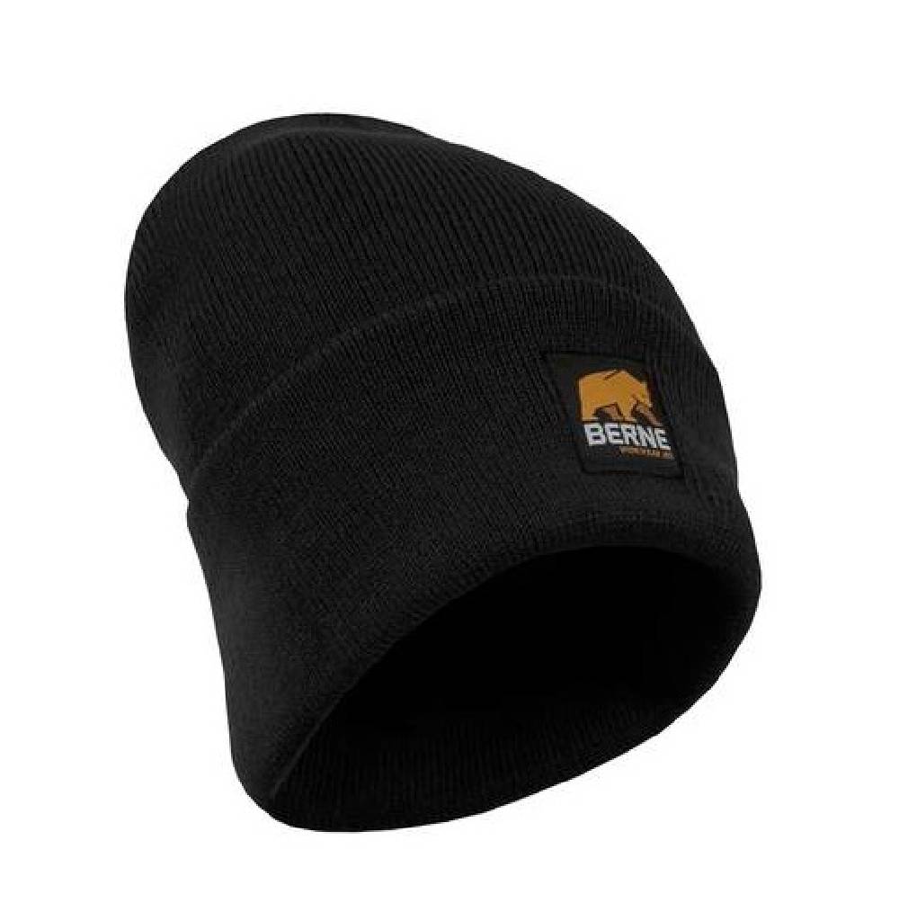 Berne Knit Cuff Cap-Black