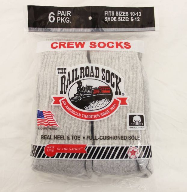 Gray Athletic Socks For Men Men's Gray Crew Socks With Bowling Design ...